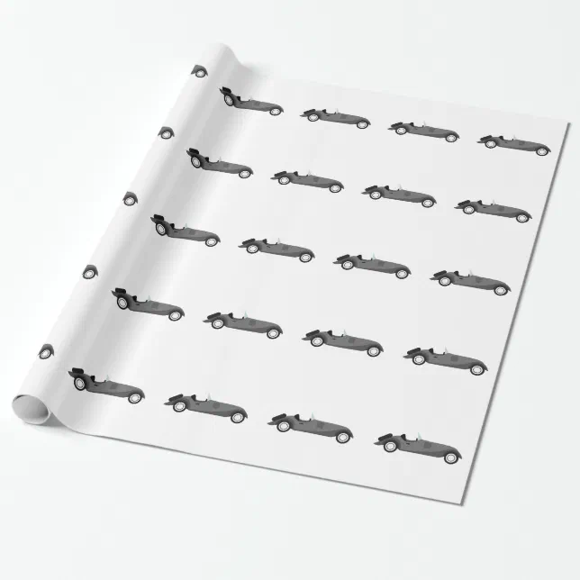 Cool Classic Car Wrapping Paper | Zazzle