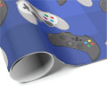 Cool Colorful Gamer Video Game Wrapping Paper | Zazzle