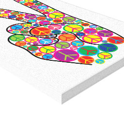 Cool Colorful Groovy Peace Signs | Zazzle