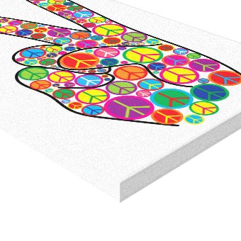 Cool Colorful Groovy Peace Signs | Zazzle