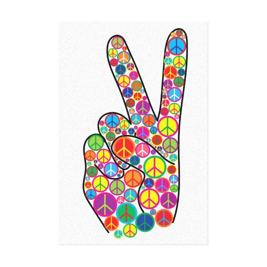 Cool Colorful Groovy Peace Signs | Zazzle.com