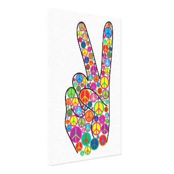 Cool Colorful Groovy Peace Signs | Zazzle