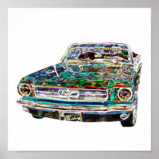 cool colors Car Poster | Zazzle.com