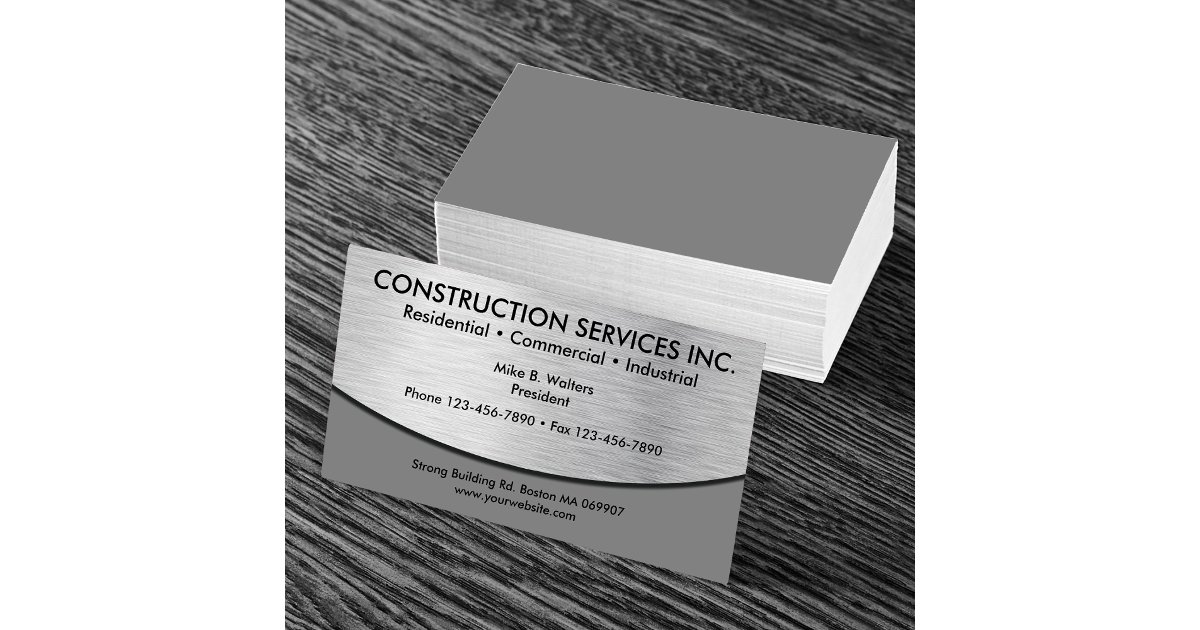 Cool Construction Business Cards | Zazzle
