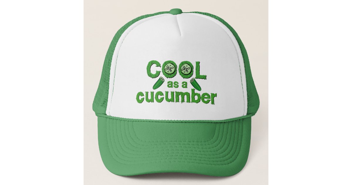 Cool Cucumber hat - choose color | Zazzle