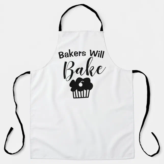 Cool Custom Bakers Will Bake Baked Apron | Zazzle