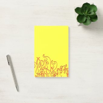 Cool Custom Flames Post-It-Notes Post-it Notes | Zazzle