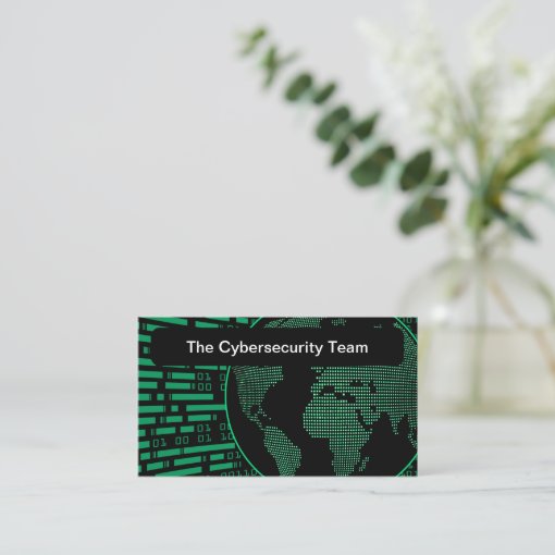 Cool Cybersecurity Defense Business Cards | Zazzle