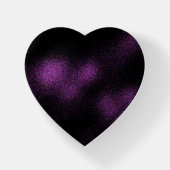 Cool Dark Purple Heart Paperweight | Zazzle