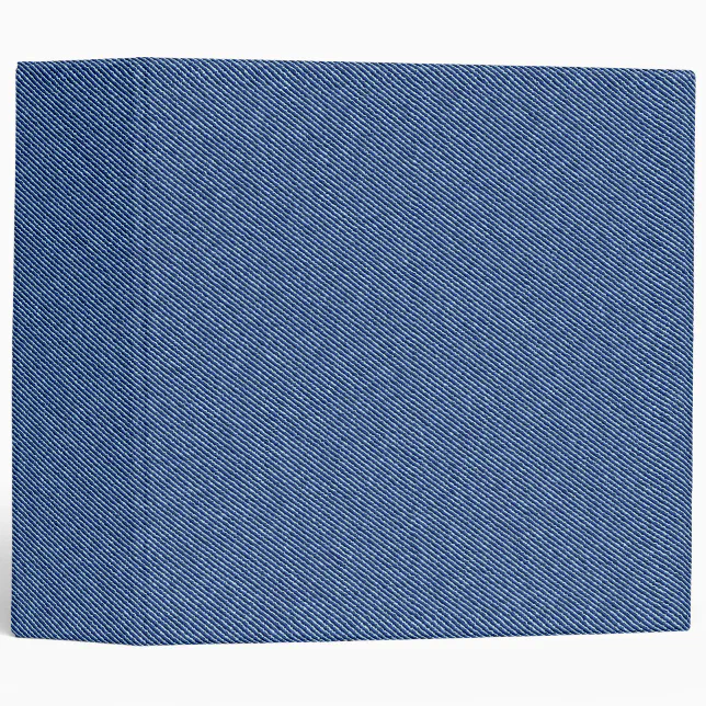 Cool Denim Blue Jeans 3 Ring Binder | Zazzle