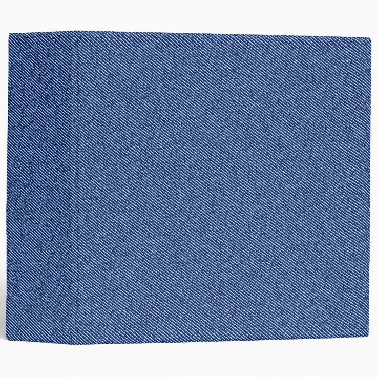 Cool Denim Blue Jeans 3 Ring Binder | Zazzle