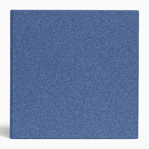 Cool Denim Blue Jeans 3 Ring Binder | Zazzle