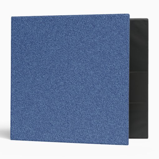 Cool Denim Blue Jeans 3 Ring Binder | Zazzle