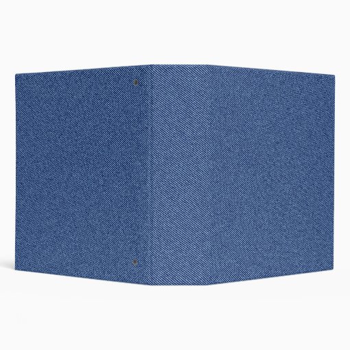 Cool Denim Blue Jeans 3 Ring Binder | Zazzle