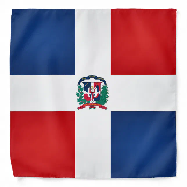 Cool Dominican Republic Flag Fashion Bandana | Zazzle