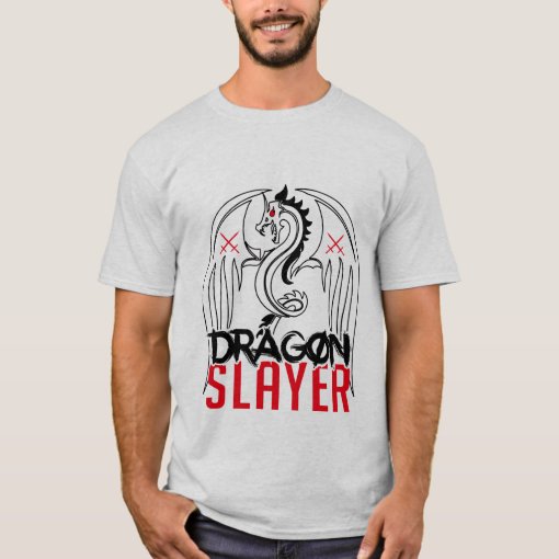 cool dragon slayer word art T-Shirt | Zazzle