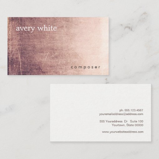 Cool Edgy Abstract Business Card | Zazzle