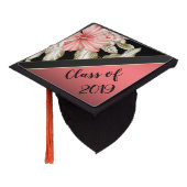 Cool Elegant Red,Hibiscus,Class 2019 Graduation Cap Topper | Zazzle