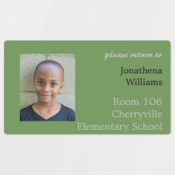 Cool Family Stylish Fab Photo Collage Kids' Labels | Zazzle