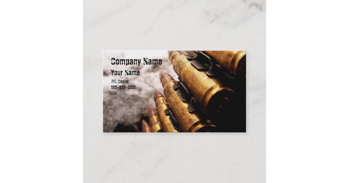 Cool ffl dealer card | Zazzle