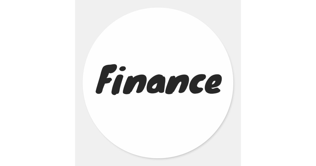Cool Finance Department Stickers | Zazzle