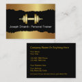 Cool Fitness Trainer Modern Business Cards | Zazzle