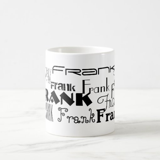 Cool Fonts Your Name Personalized Coffee Mug | Zazzle