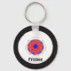 Cool Frisbee Design Keychain | Zazzle