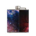 Cool galaxy nebula hip flask | Zazzle