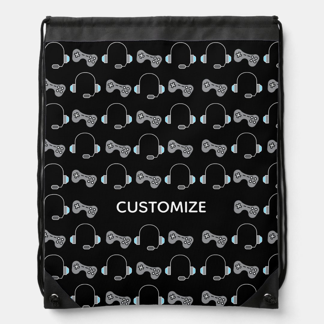 Cool Gamer Drawstring Bag | Zazzle