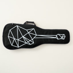 cool geometric guitar case for stylish guitarists | Zazzle