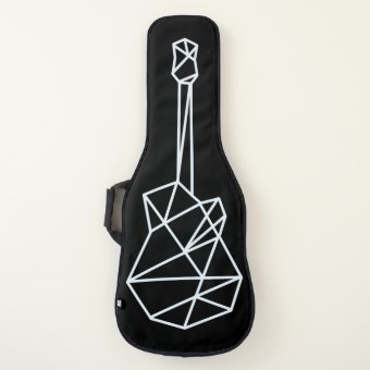 cool geometric guitar case for stylish guitarists | Zazzle