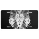 Cool Geometric Lion Head License Plate | Zazzle