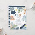 Cool Girl Pool Party Birthday Invitation | Zazzle