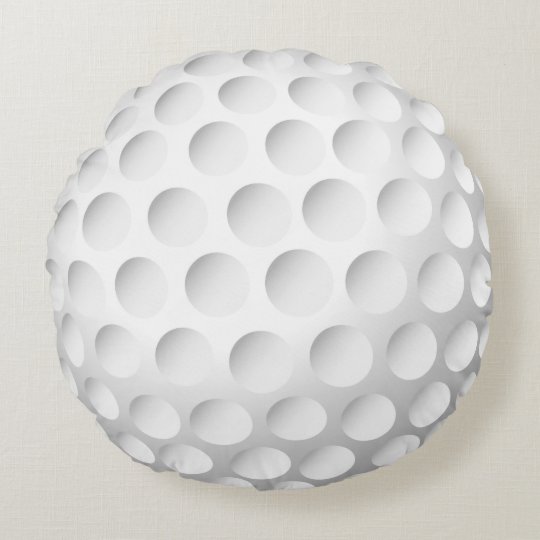 Cool Golf Ball Round Pillow | Zazzle.com