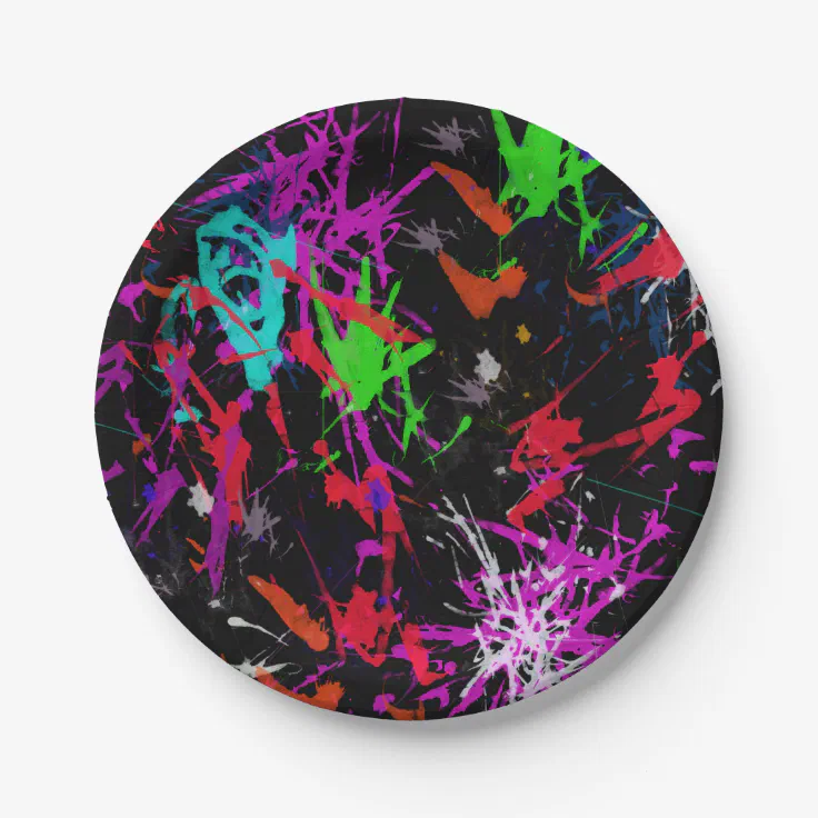Cool Graffiti Paper Plate | Zazzle