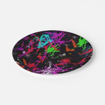 Cool Graffiti Paper Plate | Zazzle