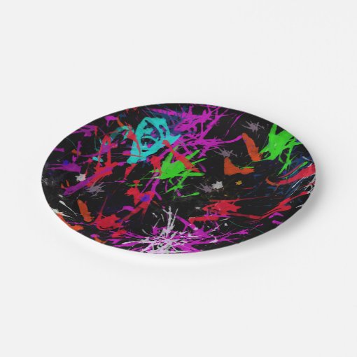 Cool Graffiti Paper Plate | Zazzle