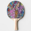 Cool Graffiti Street Art Abstract Ping Pong Paddle | Zazzle