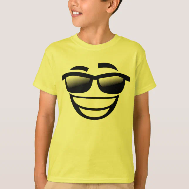 Cool guy emoji T-Shirt | Zazzle