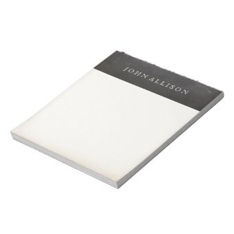 Cool Guy's Aged Vintage Notepad | Zazzle