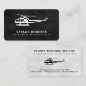 Cool Helicopter Pilot Trainer Flight Instructor Business Card | Zazzle