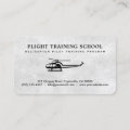 Cool Helicopter Pilot Trainer Flight Instructor Business Card | Zazzle