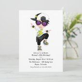 Cool Hip Hop Rap Boy Break Dancer Birthday Party Invitation | Zazzle