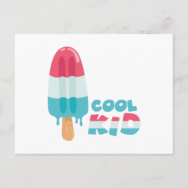 Cool Kid Postcard | Zazzle
