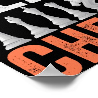 Cool kids Play Chess Funny Chess Board Lovers Gift Poster | Zazzle