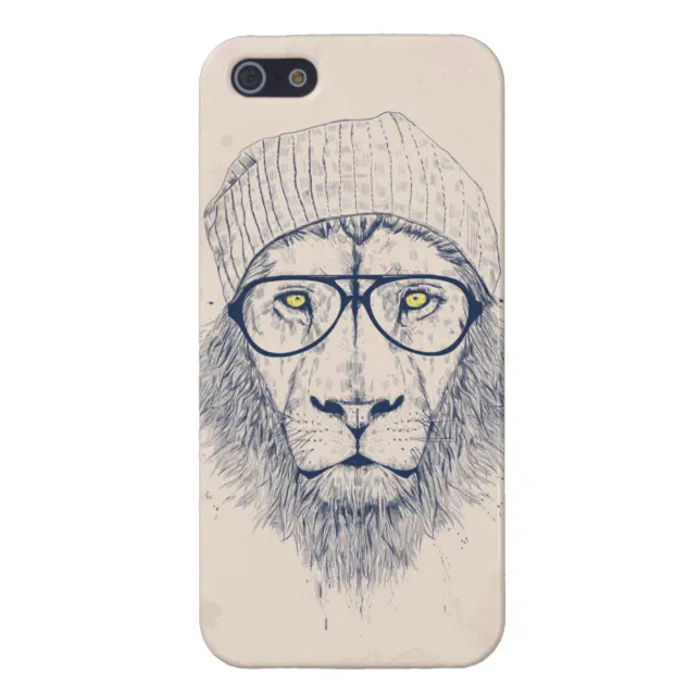 Cool lion iPhone case | Zazzle
