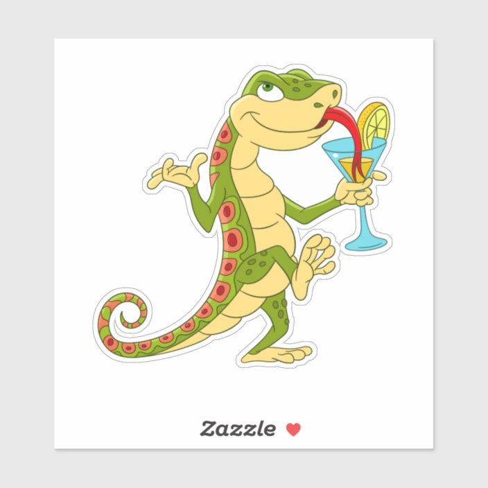 cool lizard sticker | Zazzle.com