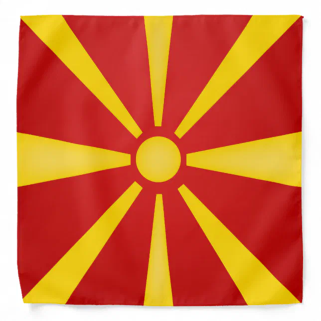 Cool Macedonia Flag Fashion Bandana | Zazzle