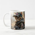 Cool MAGA Cat with Gun and Camouflage Cute AMERICA Coffee Mug | Zazzle